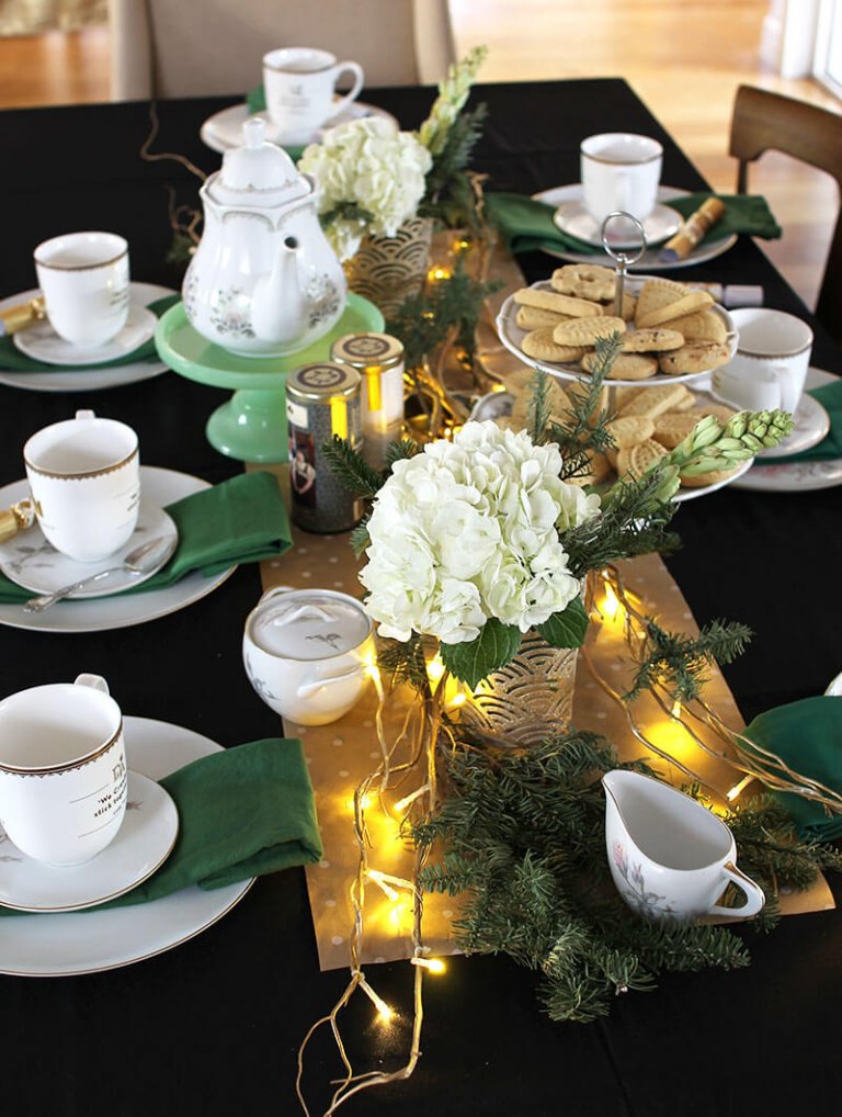 How to Host a Downton Abbey Winter Tea Party - Persia Lou