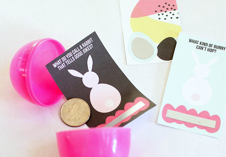 Printable Scratch Off Easter Jokes - Persia Lou
