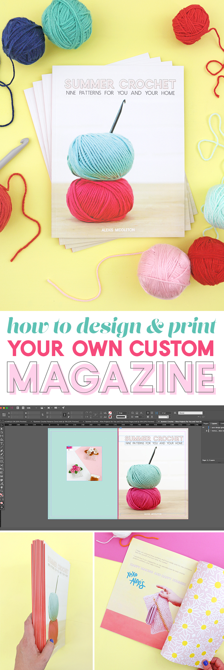 How To Make And Print Your Own Magazine My Summer Crochet Pattern Book How To Make And Print Your Own Magazine My Summer Crochet Pattern Book
