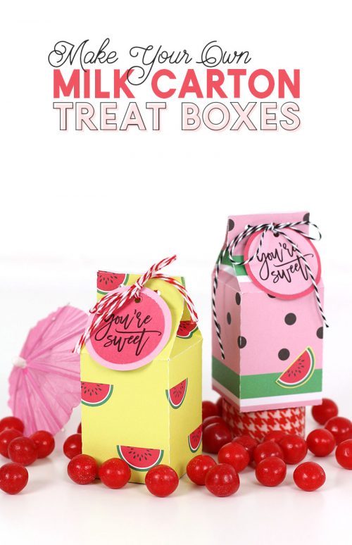 Free Printable Milk Carton Treat Box Template and Cut File - Persia Lou
