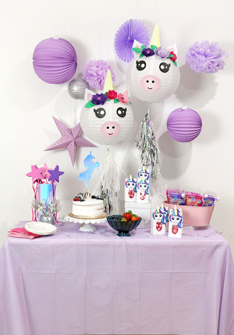 A Cute And Colorful DIY Unicorn Party With Goblies Paint Persia Lou