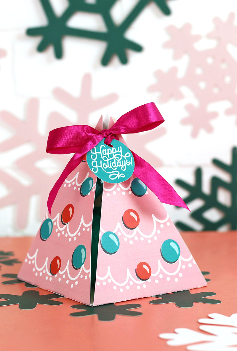 Printable Christmas Box Template