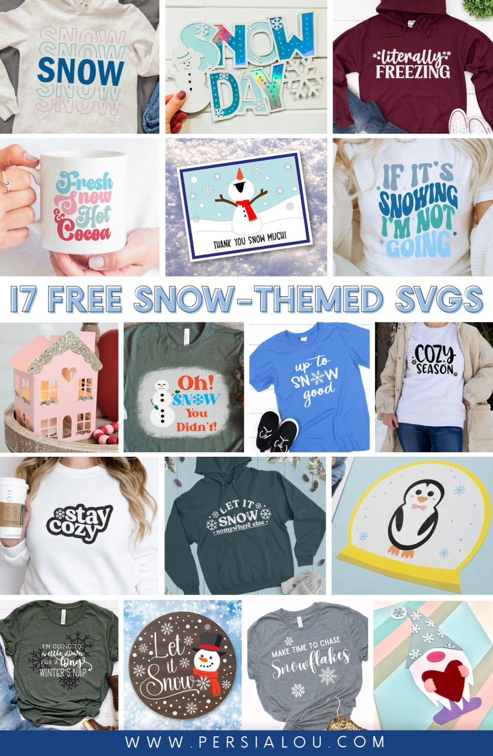 Free Let it Snow Somewhere Else SVG